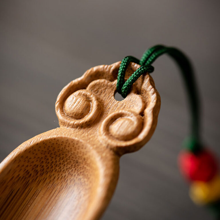 Bamboo Carving Ruyi/scepter Tea Scoop And Tea Spoon Two-piece Set ...