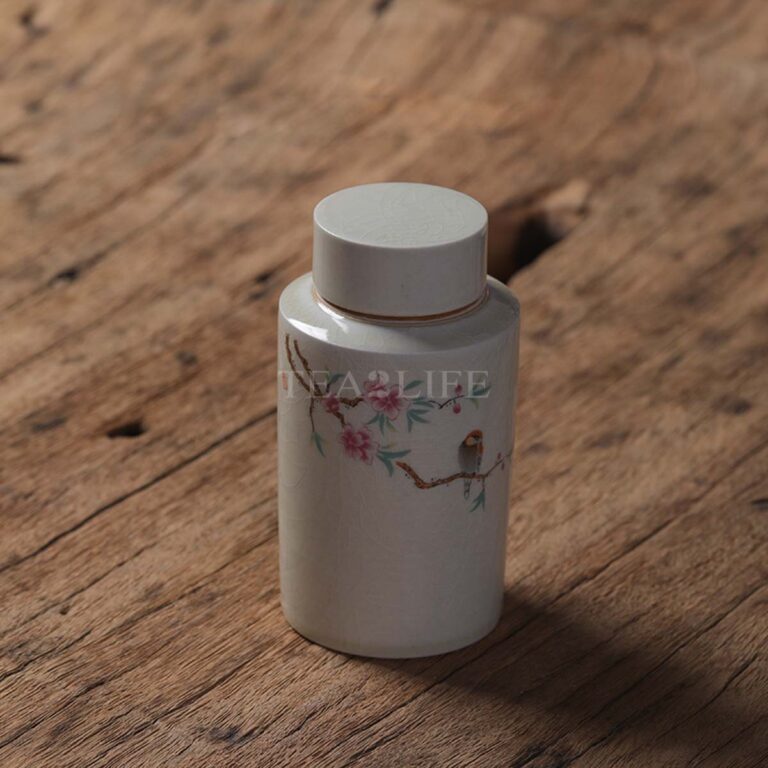 Elegant Retro Ceramic Tea Caddy - Tea2Life