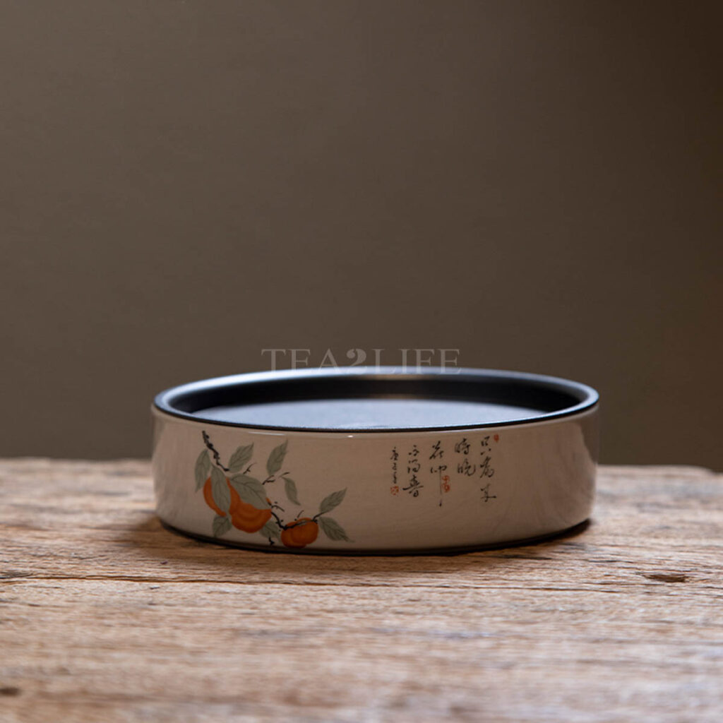 Retro Hand-painted Round Tea Tray Type A - Tea2Life