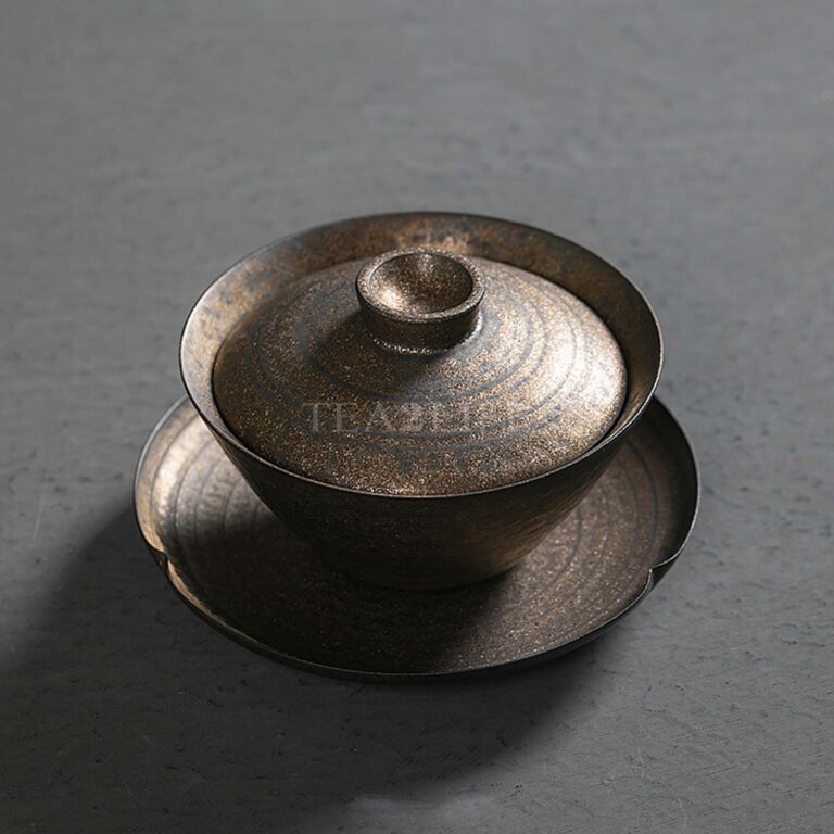 Large Iron Glazed Porcelain Gaiwan - Tea2Life