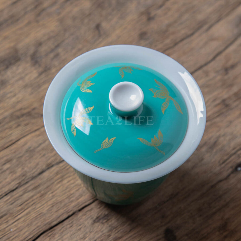 Iron-glazed Gilt Ceramic Fairness Cup - Tea2Life