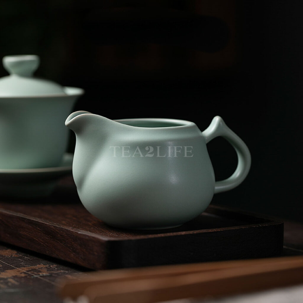 Ru Ware/Kiln Crackle Glaze Porcelain Fairness Cup Type E - Tea2Life