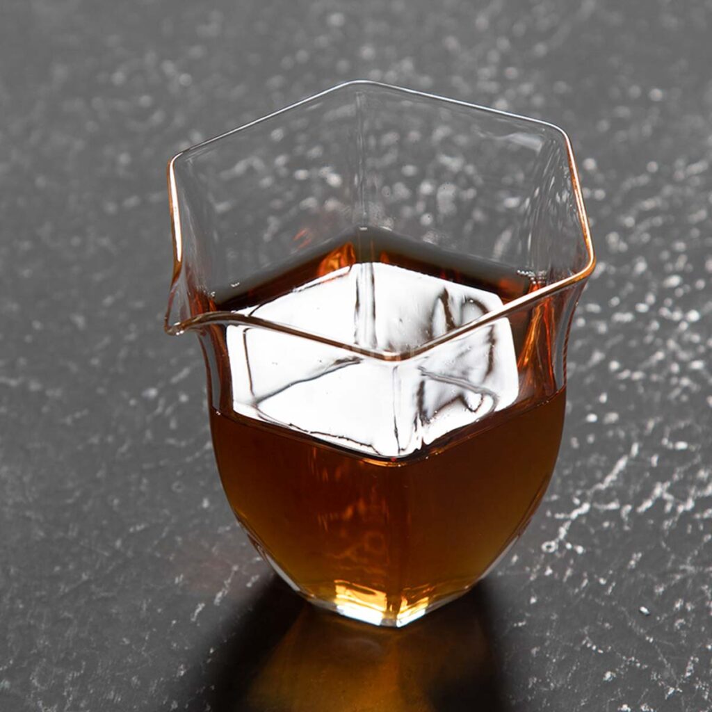 Japanese Hexagonal Glass Fairness Cup - Tea2Life